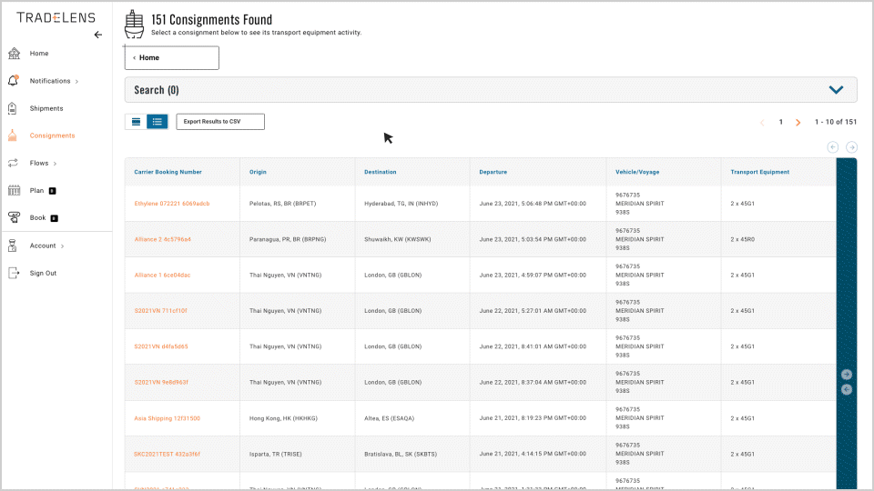 How to download documents through the UI – TradeLens